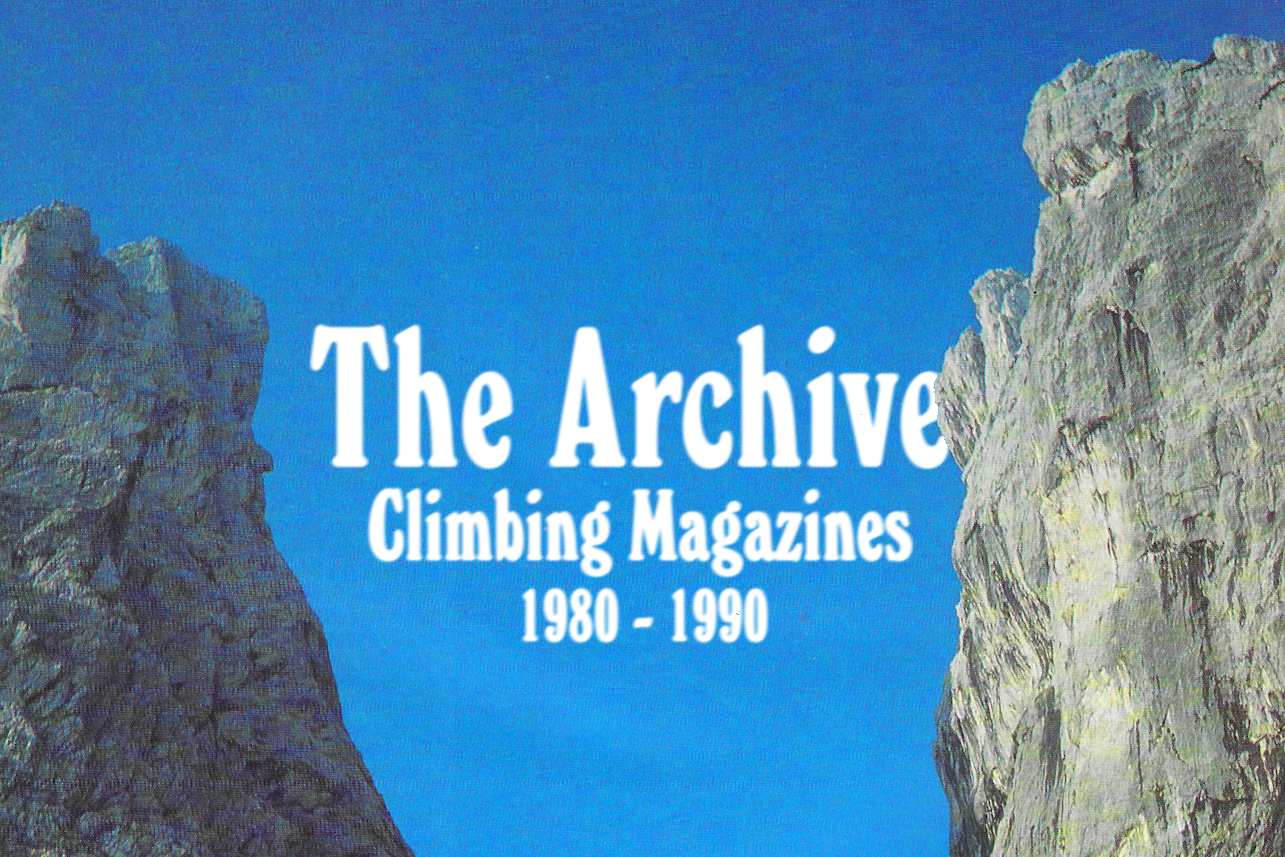 The Archive: Climbing Magazines 1980 - 1990 – Hikerdelic